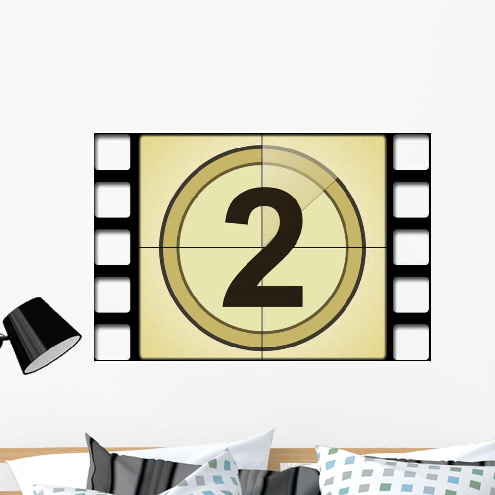 Movie Number 2 Wall Mural by Wallmonkeys Peel and Stick Graphic (36 in ...