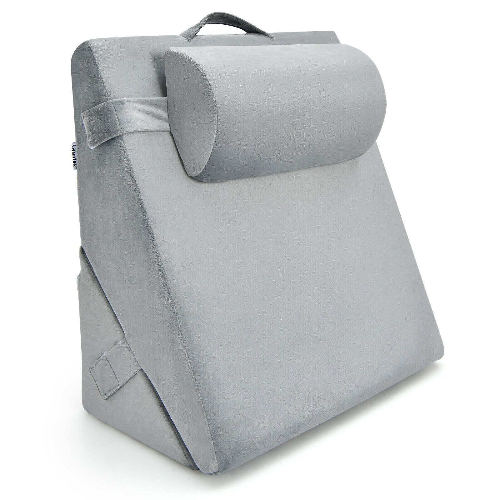 Adjustable Bed Wedge Pillow Incline Head Support Rest Memory Foam ...