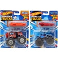 Hot Wheels Monster Trucks with Bonus Vehicles, Bundle of 8, Ages 3 ...
