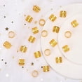 TUWAFE 200 Pcs Dreadlocks Beads Hair Braid Rings Clips Dread Locks Hair ...
