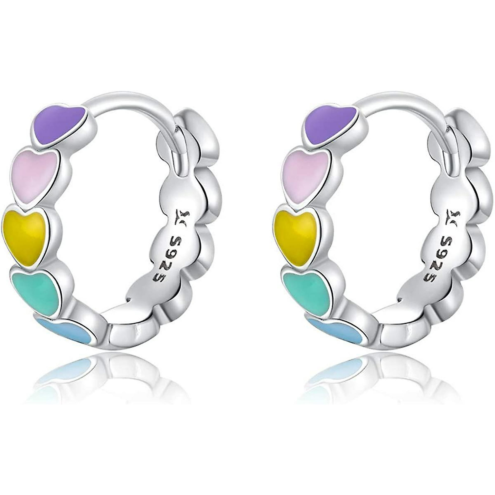 Click here for Yeashow 925 Sterling Silver Kids Earrings For Girl... prices