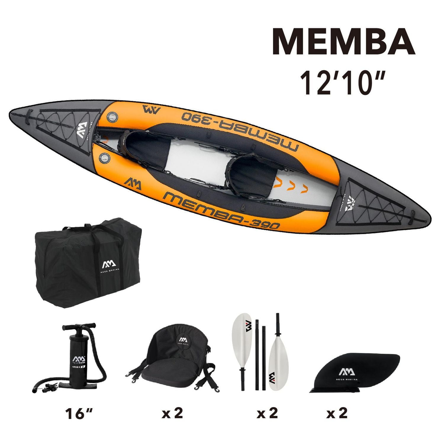 Click here for Aqua Marina Memba 390 Professional 2-Person Kayak prices