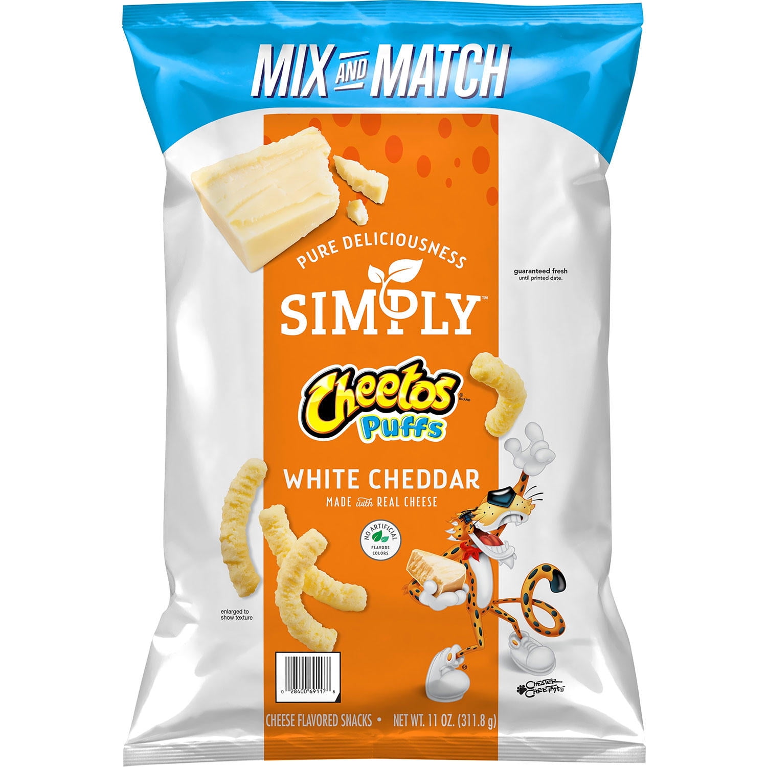 Buy Cheetos Simply Puffs Cheese Flavored Snacks White Cheddar (11 oz ...
