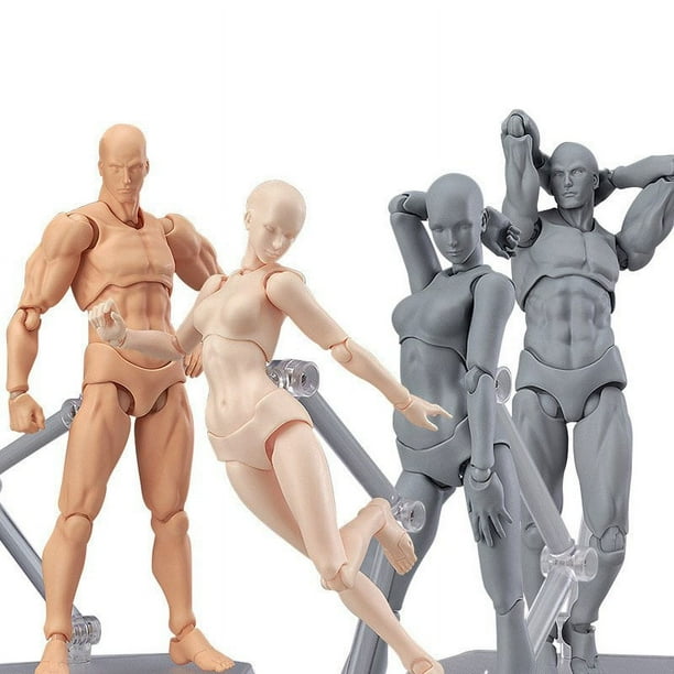 1 Set Anime Drawing Figures For Artists Body Action Figure Model Human Toy Doll Walmart