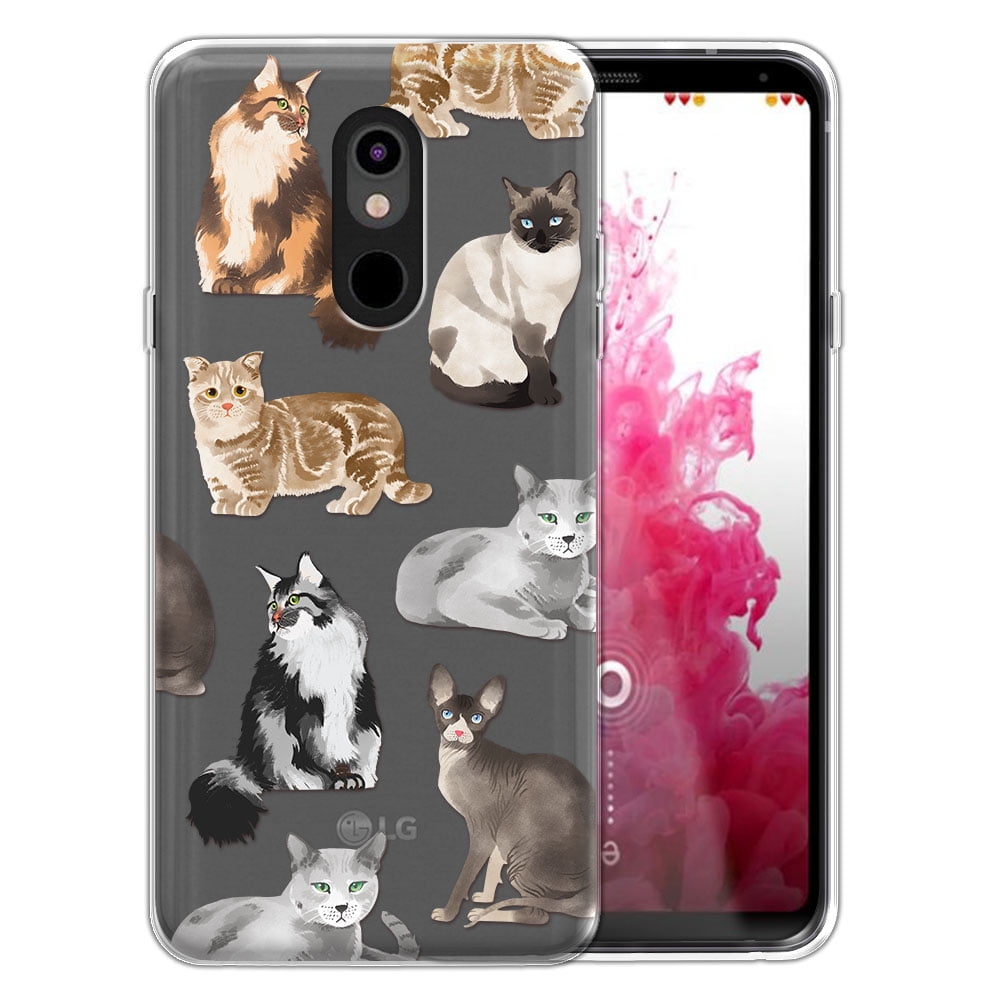 FINCIBO Soft TPU Clear Case Slim Protective Cover for LG Stylo 5 Q720 6 ...
