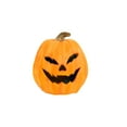 Alpine Motion Activated Pumpkin with Yellow LEDs, 17 Inch Tall ...