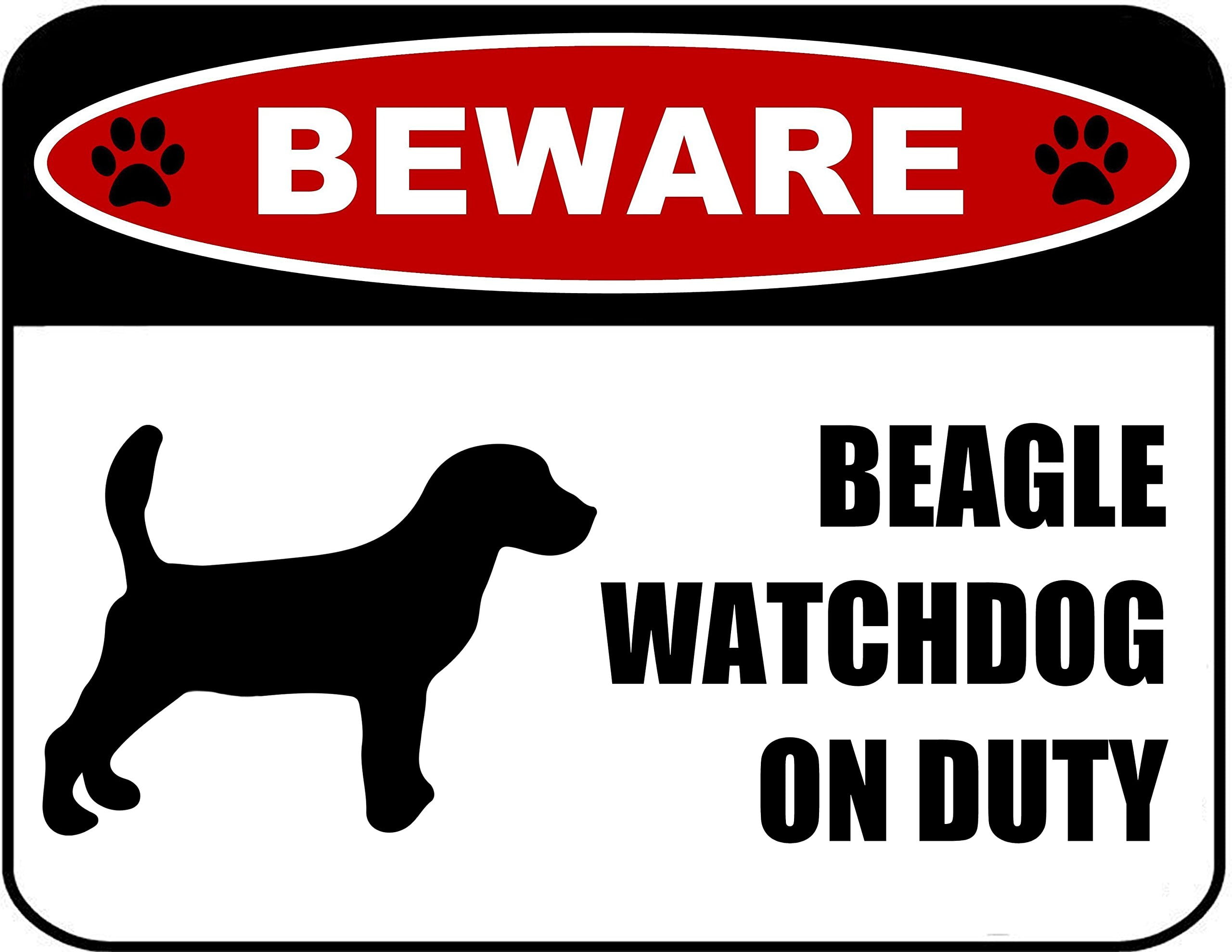 LED Light Up Red Flashing Blinking Attention Grabbing Laminated Dog ...