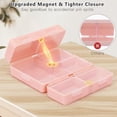 Daily Pill Organizer,2 Pcs 7 Compartments Portable Pill Case Travel ...