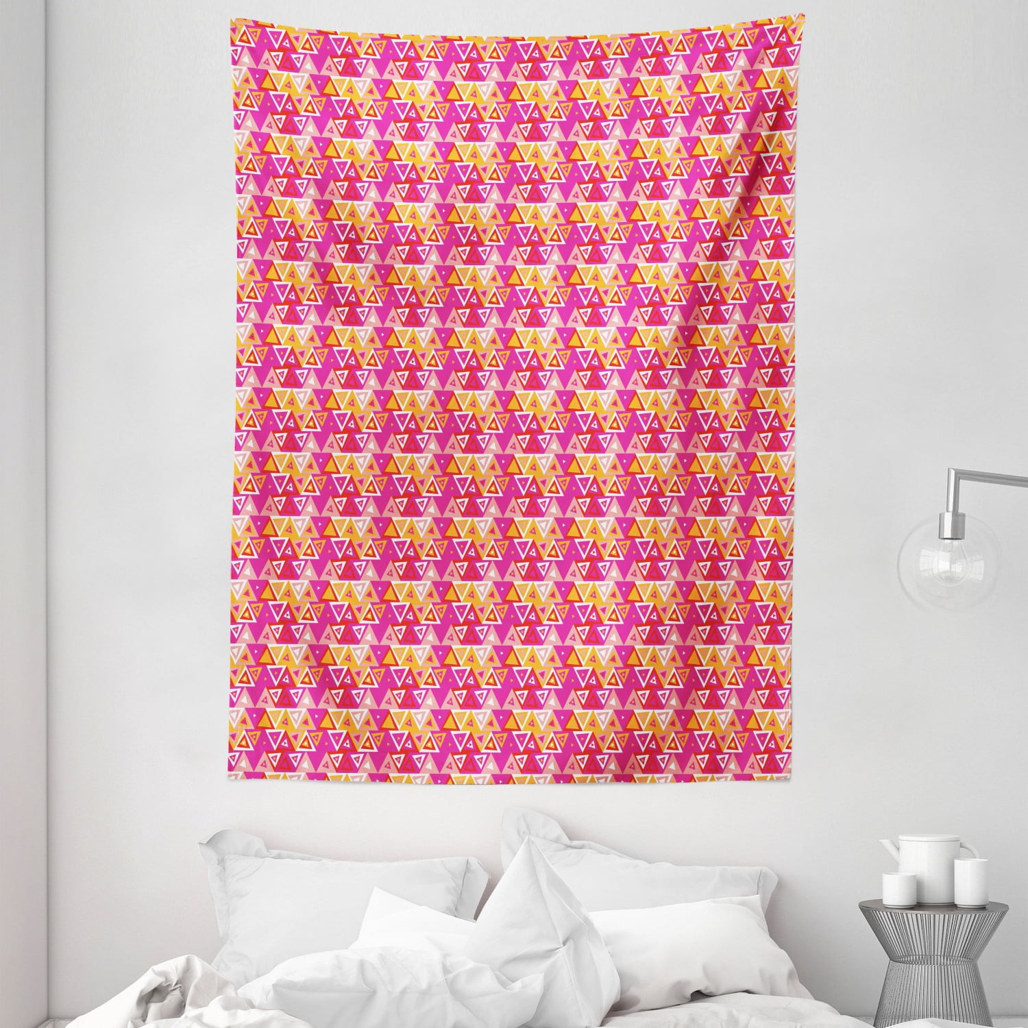 Geometric Tapestry, Abstract Triangles Pattern with Modern Design ...