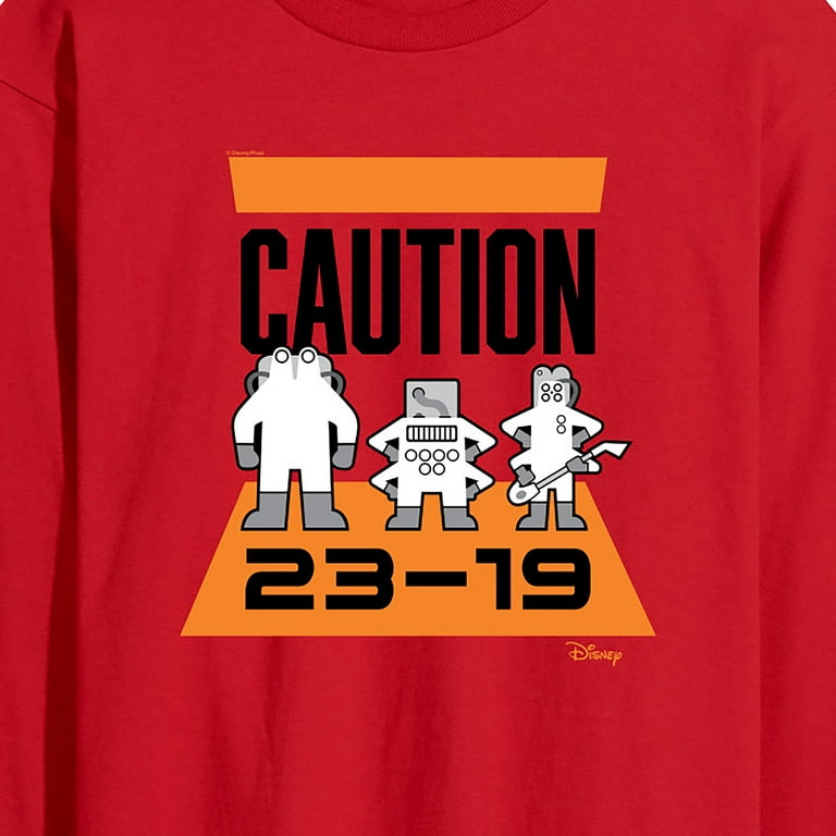 Monsters Inc 2319 Shirt Men's Monsters Inc Caution 2319 T Shirt
