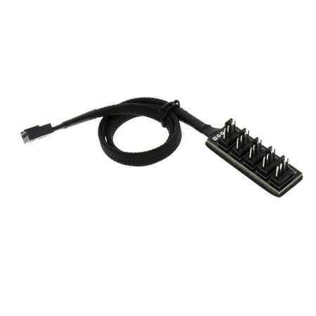 Computer Fans Splitter Female to Male 4-Pin/3-Pin HUB Black - Walmart.ca