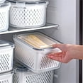 Sealed Storage Containers for Refrigerator Efficient Double Layer ...