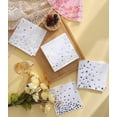 100 Silver Napkins - 4 Assorted Designs l 3-Ply Cocktail Napkins Paper ...