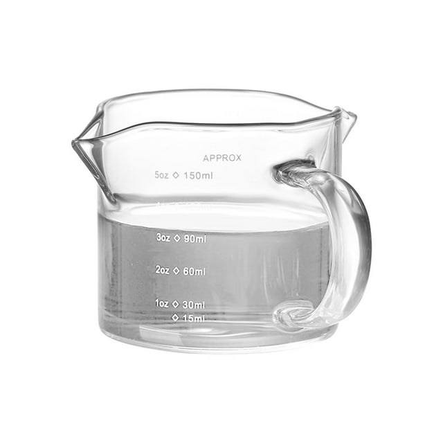 Glass Measuring Cup Double Spouts with Scale Temperature Resistant ...