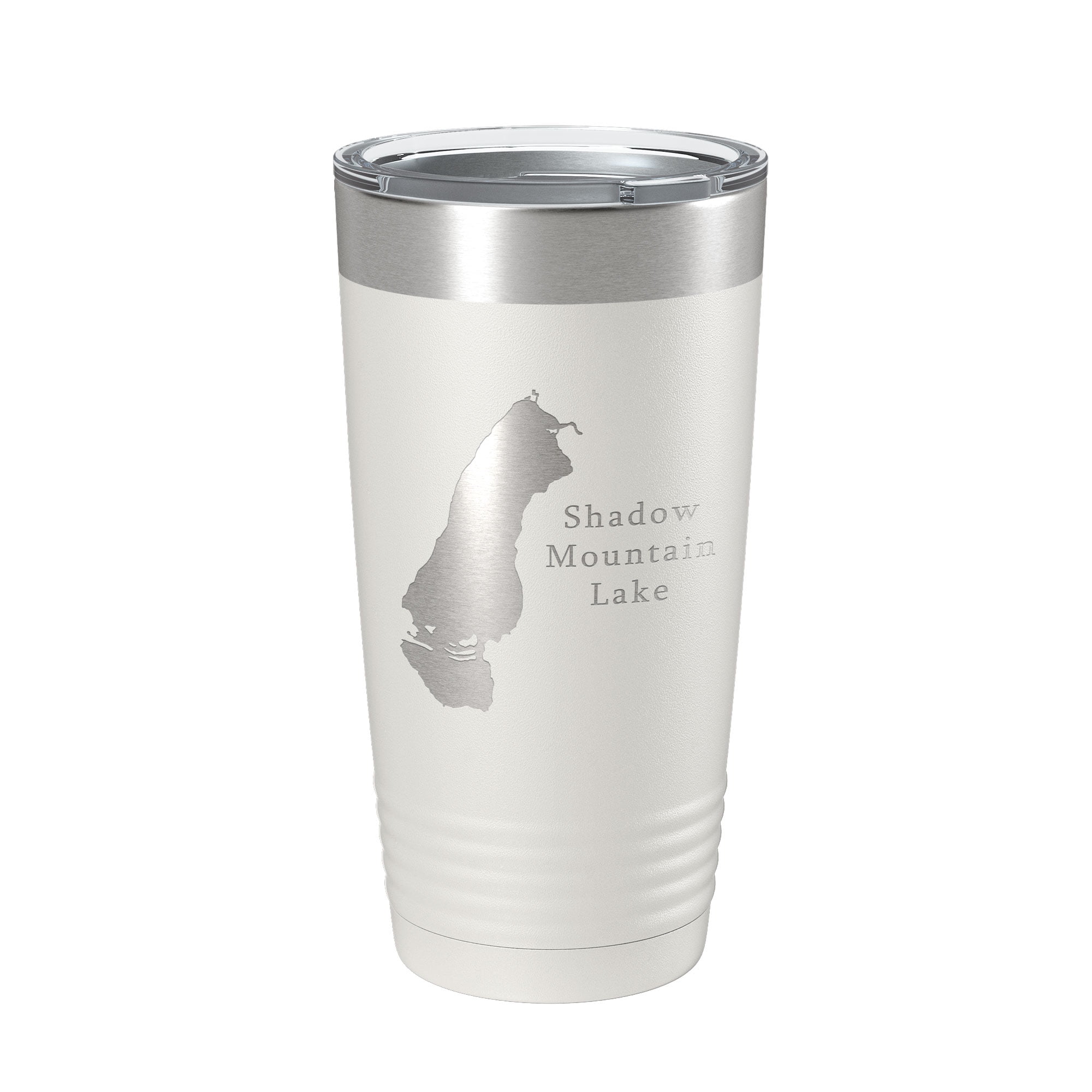Shadow Mountain Lake Map Tumbler Travel Mug Insulated Laser Engraved ...