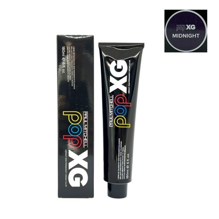 Paul Mitchell Pop XG Vibrant Semi- Permanent Cream Color /MIDNIGHT 3 Oz ...