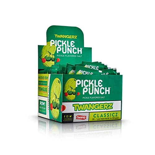 Twangerz Snack Topping, Pickle, 1 Gram Packets (Pack of 200) - Walmart.com