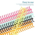 BESTYASH 11Pc Spiral Notebook Binding Coils Multi Color Flexible ...