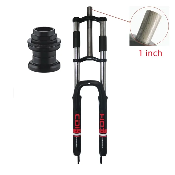 TOSEEK MTB Rigid Fork 1-1/8" Full Carbon Fiber Disc Brake Fork 26/27.5/ ...