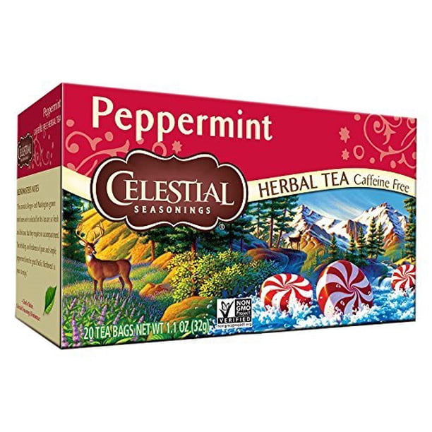 Celestial Seasonings Tea Herb Peppermint - Walmart.com