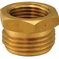 3/4" x 3/4" Brass Garden Hose Fitting, Male Garden Hose To Female Pipe ...