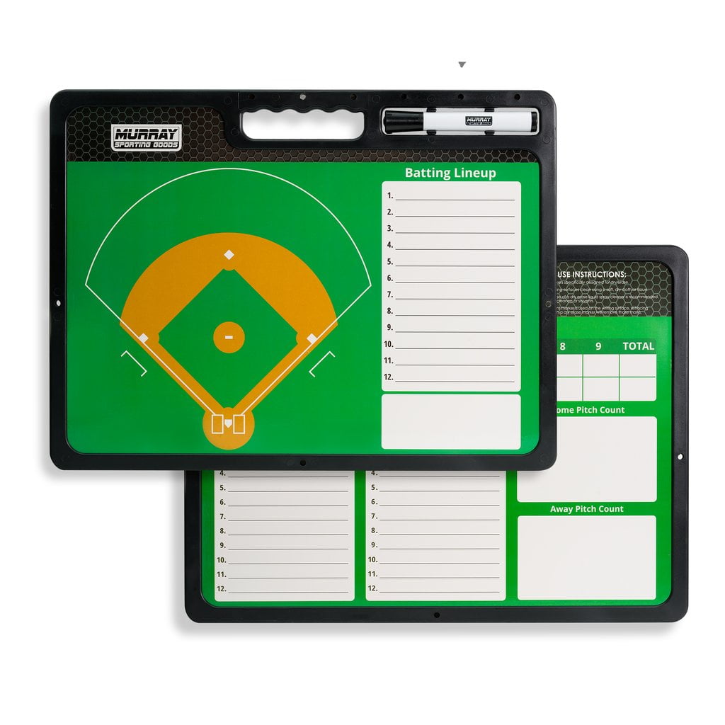 Murray Sporting Goods Premium Baseball Coaches Clipboard - Walmart.com