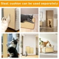 Cat Sisal Scratching Ramp Cats Scratching Post Kitten Scratcher Ramp ...