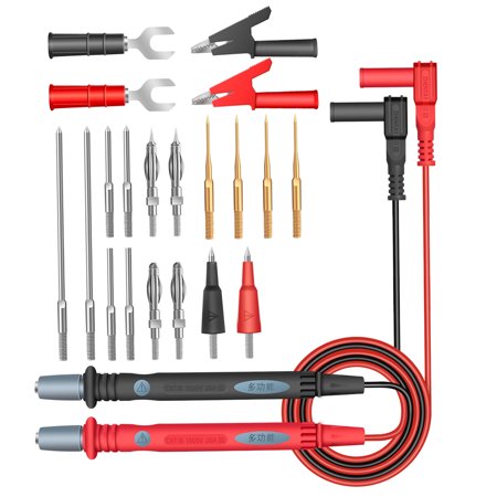 Test 22 piece Digital Electrical Test Probes Set with Alligator Clips ...