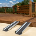 10' Lightweight Portable Handicap Wheelchair Telescoping Track Ramps ...