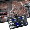 Ratcheting Wrench Set with 180° Rotating Head & 3 Extension Rods ...