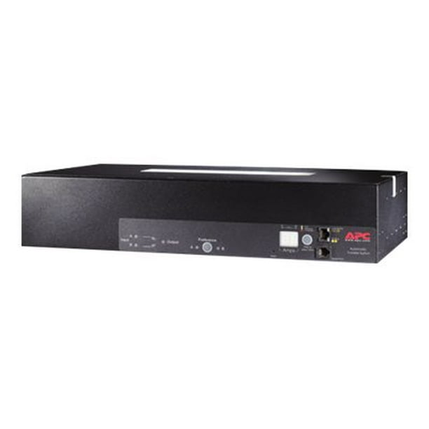APC Rack Automatic Transfer Switch - Redundant switch (rack-mountable ...
