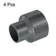 Uxcell 50x32mm PVC Reducer Pipe Fitting Straight Coupling Connector ...