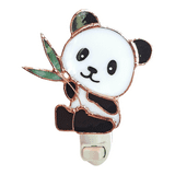 Gift Essentials Night Light Stained Glass White Panda Nightlight ...