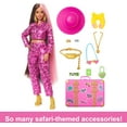 Barbie Extra Fly Travel Doll with Safari Fashion and Styling ...