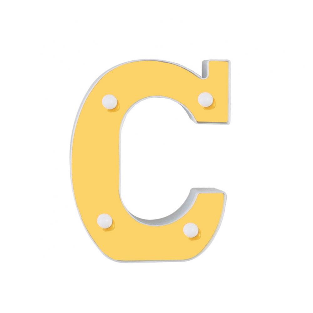 LED Marquee Letter Lights Sign, Light Up Alphabet Letter for Home Party ...