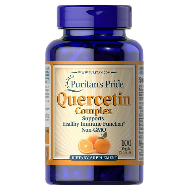Complemente el complejo de quercetina Puritan's Pride con vitamina C ...