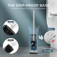 Toilet Brush and Holder Set, SUS304 Stainless Steel Square Base ...