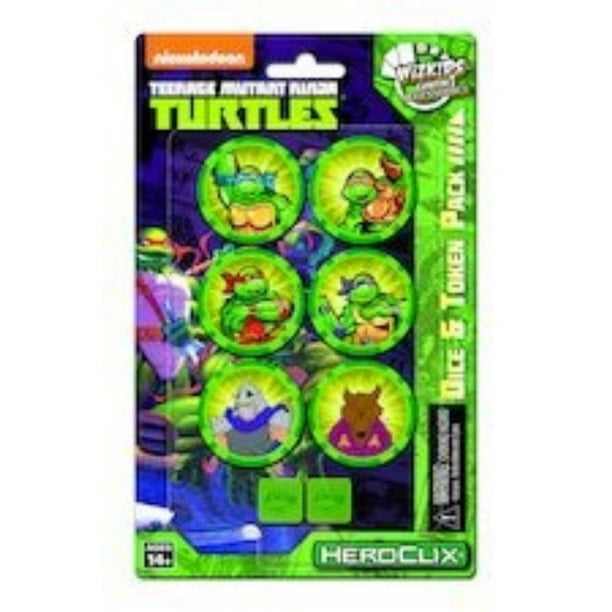 Teenage Mutant Ninja Turtles - Dice & Token Pack New - Walmart.com ...