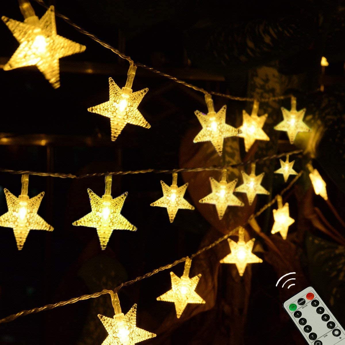 Click here for Geecy 50led Christmas Star String Lights  Fairy Li... prices