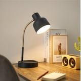 Mainstays LED Desk Lamp with Catch-All Base and AC Outlet, 14.5 Inch ...