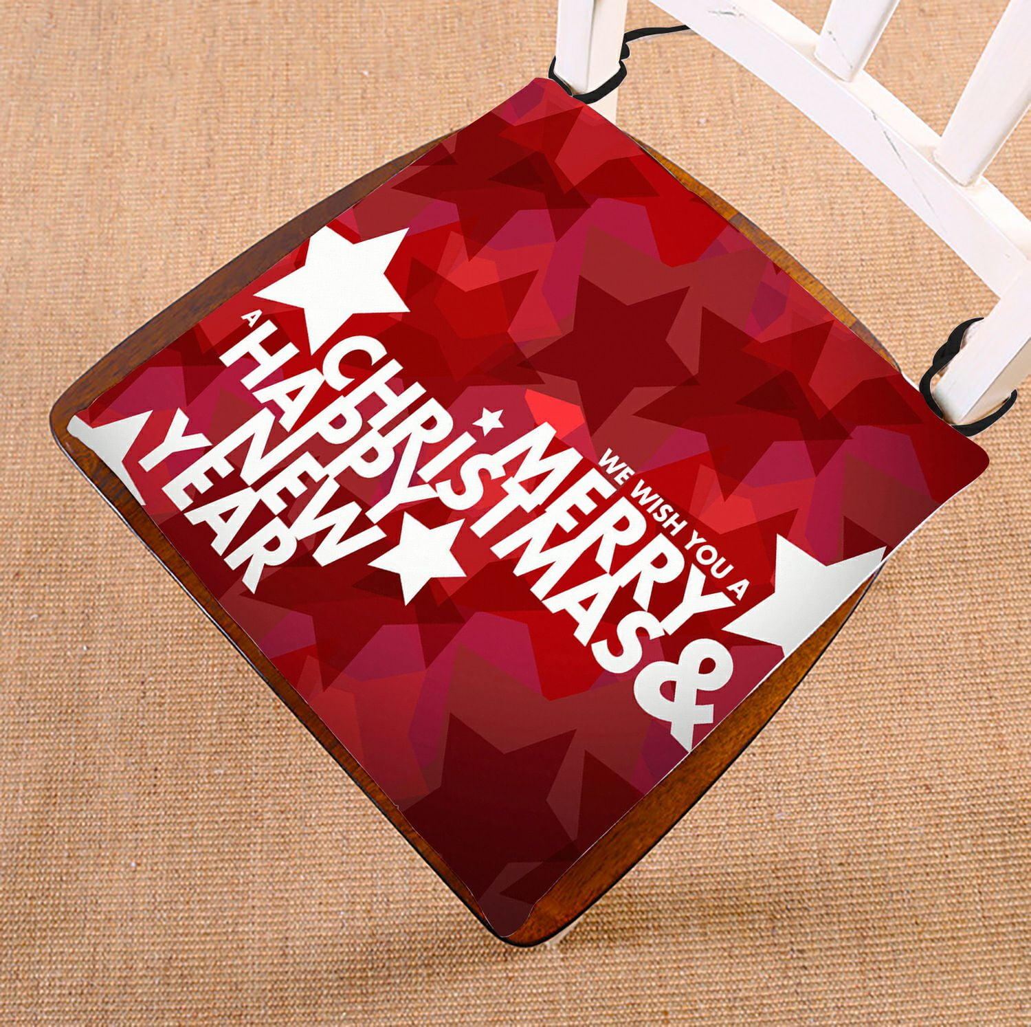 ZKGK Merry Christmas Seat Pad Seat Cushion Chair Cushion Floor Cushion ...