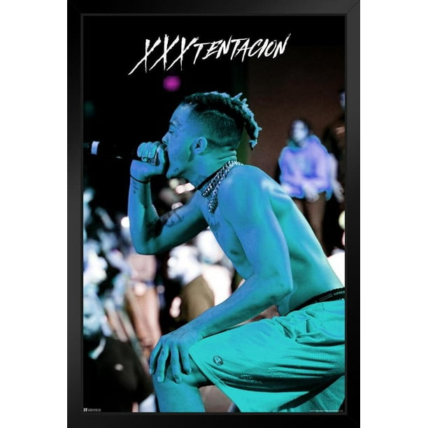 Xxxtentacion Poster Concert Blue Xxxtentacion Merch Bad Vibes Forever