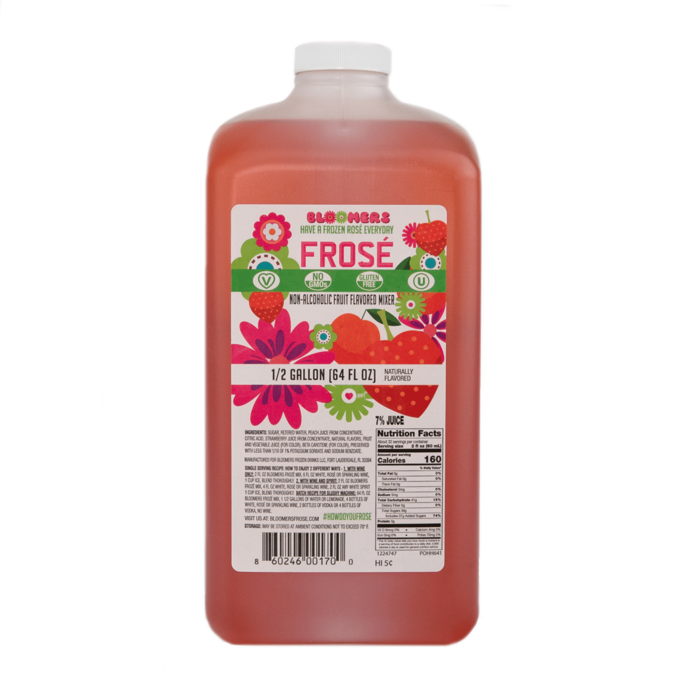 Bloomers Frosé Cocktail and Mocktail Mix - 64 oz - Walmart.com