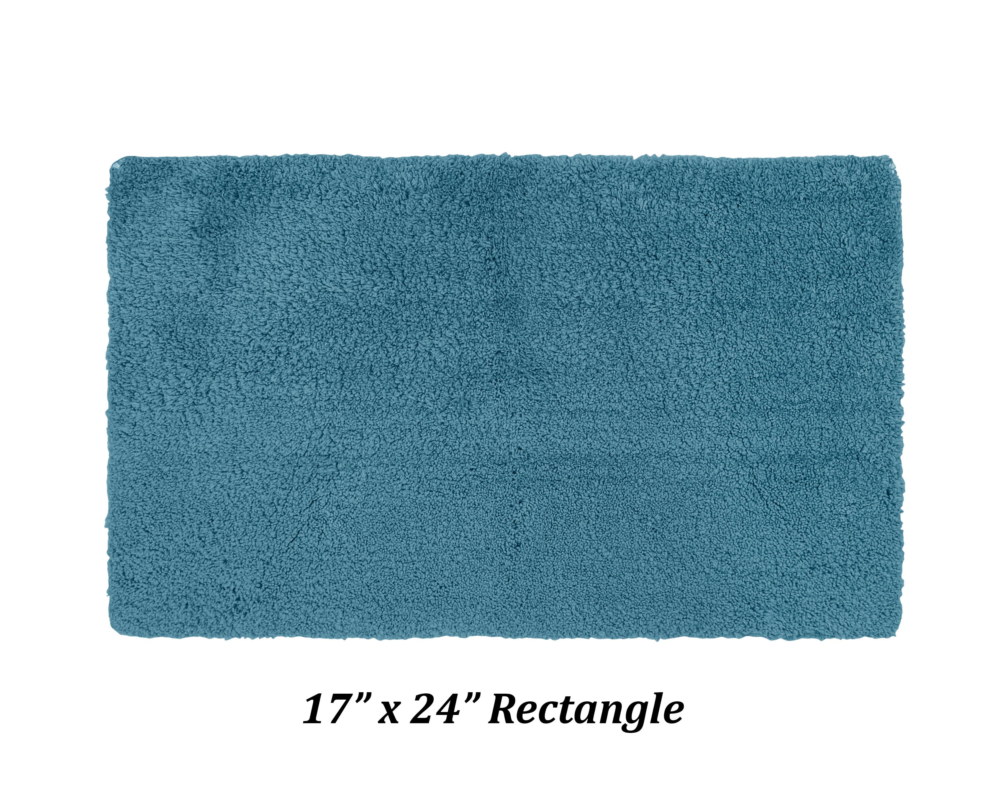 Better Trends Micro Plush Polyester 17" x 24" Bath Rug - Teal - Walmart.com