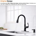 Sophia Peak Self-Priming Kitchen Soap Dispenser with 360-Degree Rotate ...