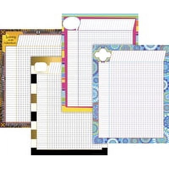 Barker Creek Nautical Chevron Incentive Chart Set - 4 Charts - Walmart.com