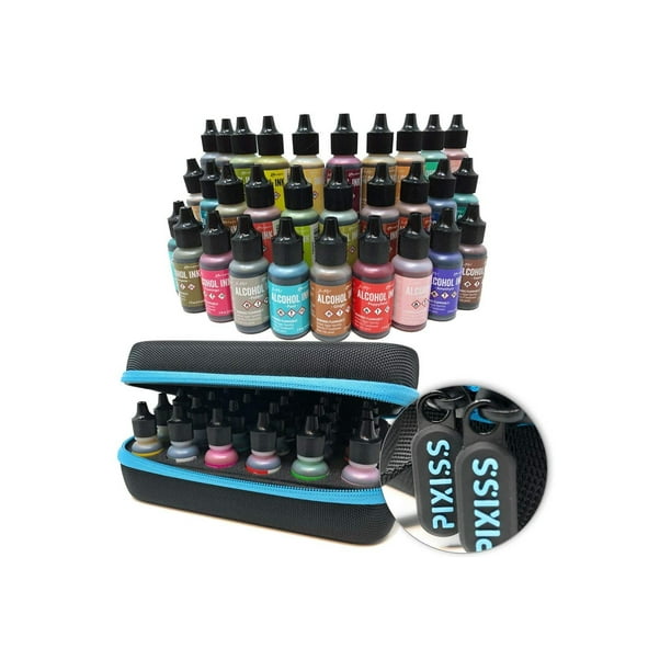 30x Tim Holtz Alcohol Ink .5oz Bottles (Assorted Colors), Pixiss ...