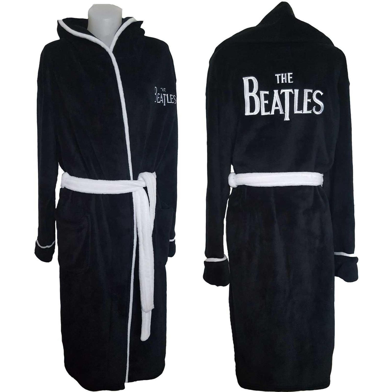 Click here for The Beatles Adult Drop T Logo Dressing Gown S  M prices