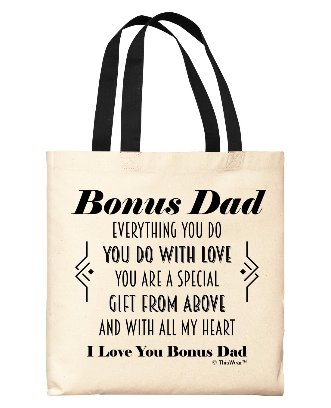 ThisWear Fathers Day Gift for Step Dad Bonus Dad You Are A Special Gift ...