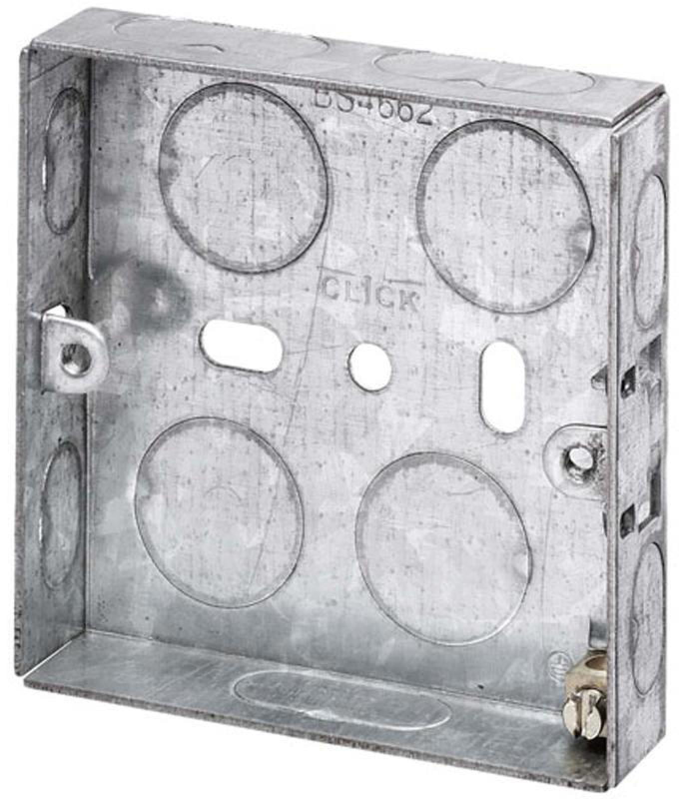 CLICK - Steel Back Box, 1-Gang, 16mm (D) - Walmart.com